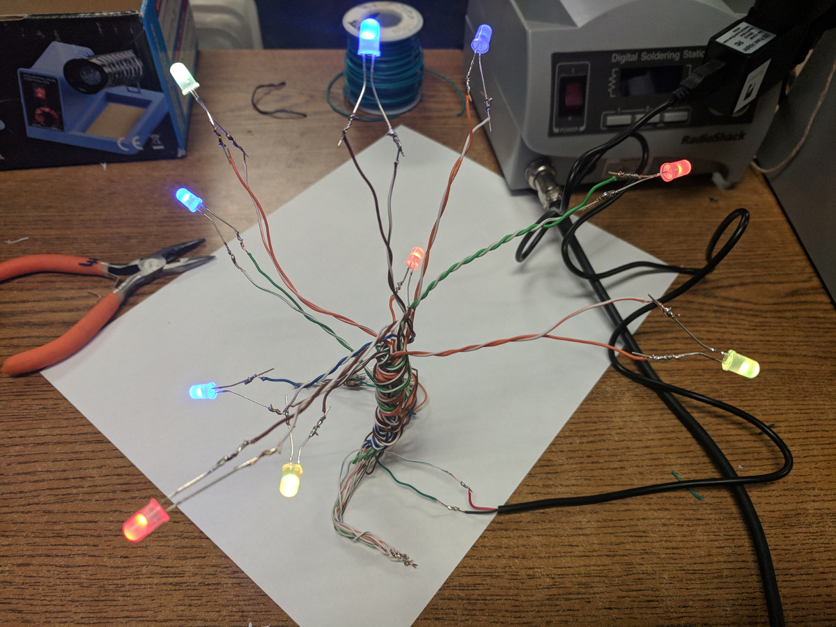 DIY LED Trees - MakeICT